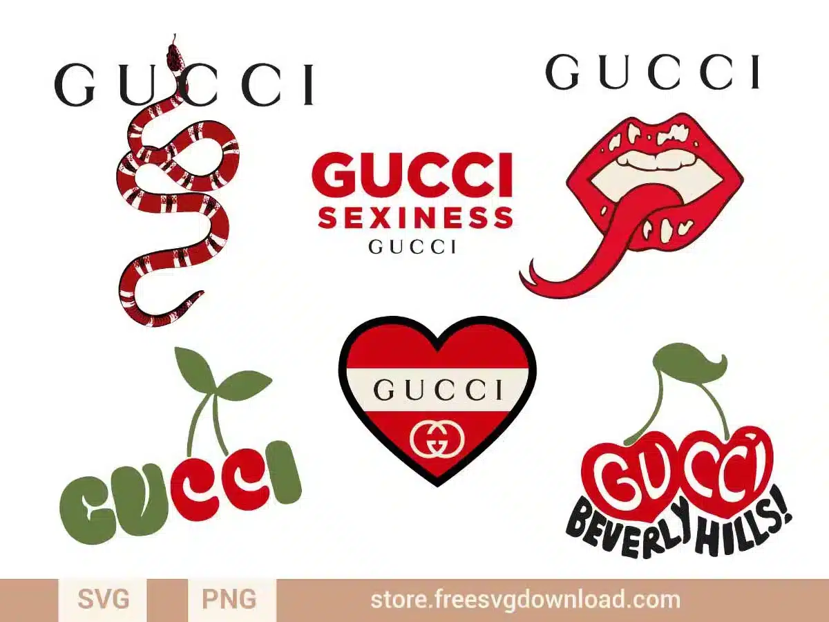 Gucci SVG Premium Bundle | Free SVG Download